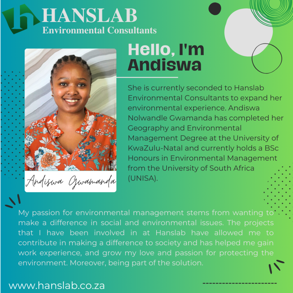 Welcome to Andiswa Gwamanda - Hanslab Environmental Consultants